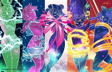 Sailor Moon Group Tranformation By Lualapin Sailor Moon Manga Sailor Moon Fan Art Sailor
