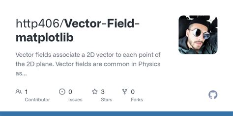 Github 406 Vector Field Matplotlib Vector Fields Associate A 2d Vector To Each Point Of