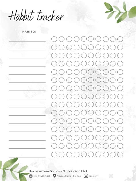 Habbit Tracker Pdf
