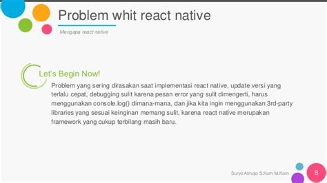 1suryoatmojo Materi React Native 1 Mengenal React Native