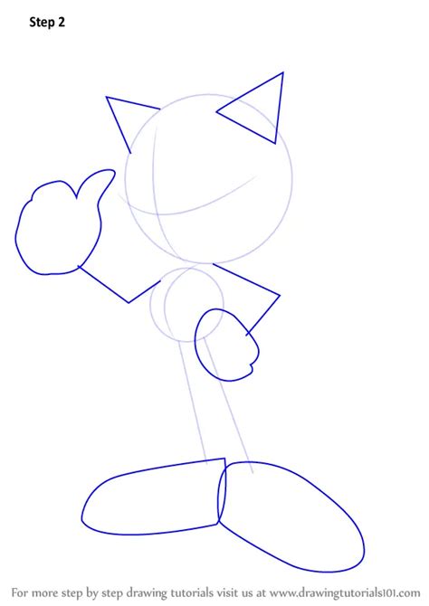 How To Draw Sonic Sonic The Hedgehog Step By Step