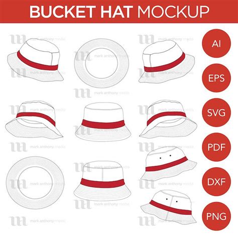 Bucket Hat Vector Masterbundles