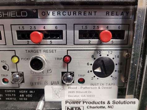 Used Abb 51y 443t2231 Circuit Shield Overcurrent Relay 2 Available Woodstock Power