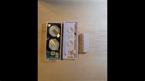 Door Window Sensor Battery Replacement Youtube