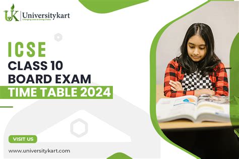 ICSE Class Board Exam Time Table Schedule Dates And Exam Prep Guide