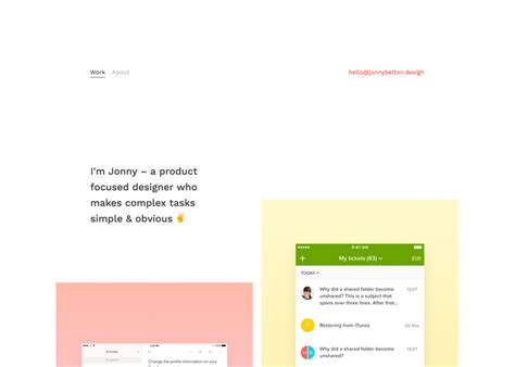 Jonny Belton Product Design Aards Honorable Mention