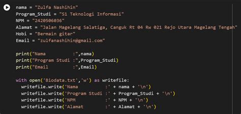 Praktikum Algoritma Pemrograman Dan Struktur Data Minggu 4 By Zulfanashihin Sep 2024 Medium