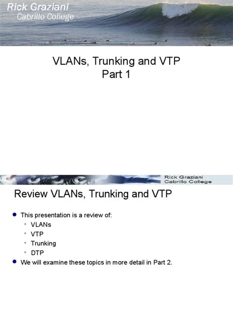 Vlans Trunking And Vtp Pdf Internet Standards Computer Science