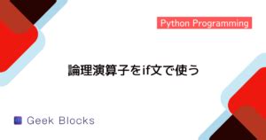 Python xor演算子の使い方 GeekBlocks
