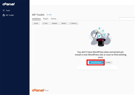 how to build a wordpress website using cpanel on metrotechs metrotechs