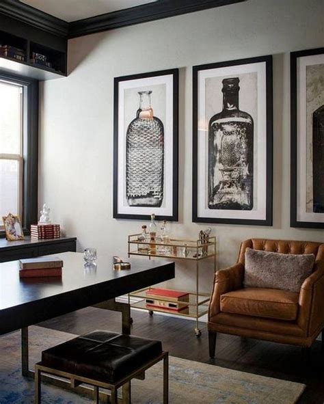 40 Cool And Masculine Home Office Ideas For Men HomeMydesign