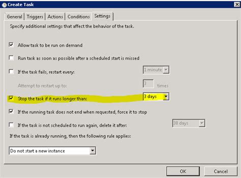 Windows Server 2008 R2 Task Scheduler 2 0 Difference Between Stop