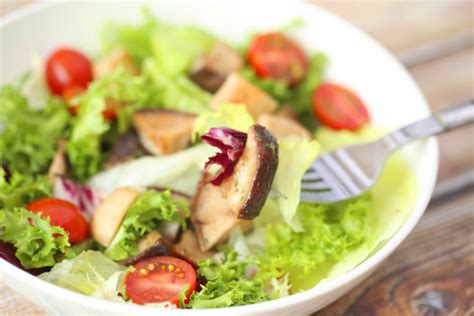 구운버섯 샐러드and오리엔탈 소스 비움반찬