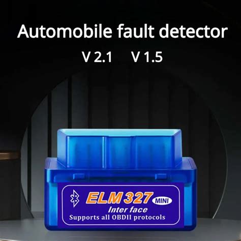OBD II Bluetooth Scanner V2.1/V1.5 ELM327 OBD2 Bluetooth Scanner Auto Diagnostic Code Reader ...