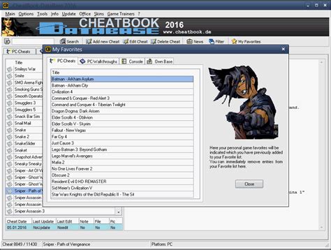 Cheatbook Database 2017 V10 Skimtatast