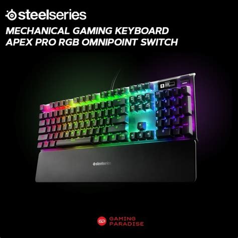 Jual Ready Mechanical Gaming Keyboard Steelseries Apex Pro RGB Omnipoint Switch Shopee Indonesia