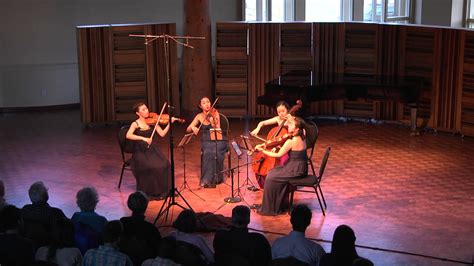 Evita Quartet Brahms String Quartet In A Minor Op 51 No 2 Youtube
