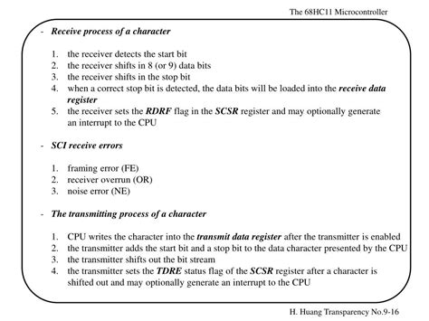 Ppt Chapter 9 68hc11 Serial Communication Interface Powerpoint