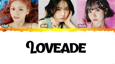 Viviz Loveade Lyrics Han Rom Eng Indo Color Coded Lyrics Sub