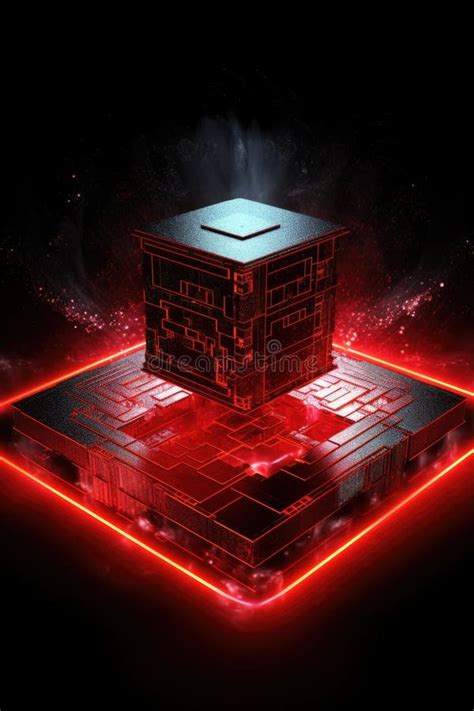 Secure Data Transfer Symbol On Digital Platform Stock Illustration