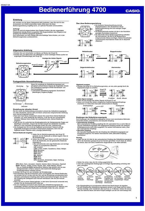 Casio 4700 BedienerfÜhrung Pdf Herunterladen Manualslib