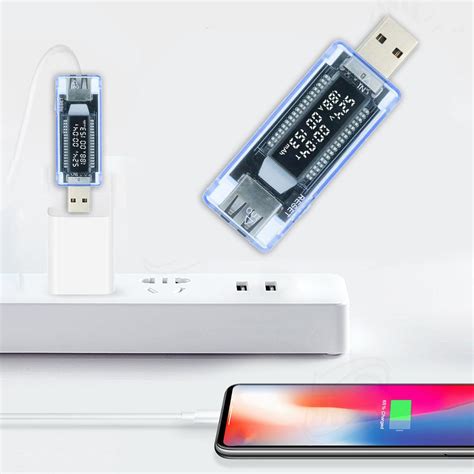 Купить Цифровой Usb тестер напряжения и тока зарядное устройство для