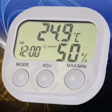 Indoor Thermometer Hygrometer Mini Digital Room Temperature Humidity Meter Gauge LCD Display