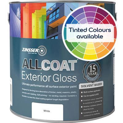 Zinsser Allcoat Exterior Gloss Solvent Based DDC