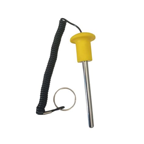 Selector Pin With Curly Cord Plastic Head Jaguar Fitness