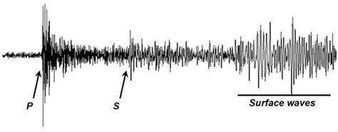 reading a seismogram where are the s waves