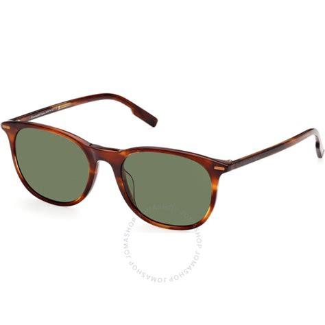 Zegna Ermenegildo Zegna Green Square Mens Sunglasses Ez0203 52n 53