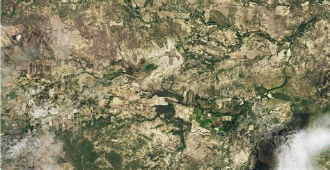 Y en la imagen del día NASA muestra el nivel de sequía en presa de Cerro Prieto Nuevo León