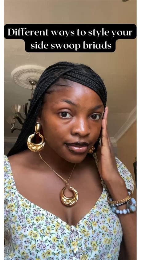 8 Different Ways To Style Your Side Swoop Braids Black Girls