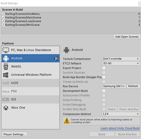 I Cant Build My Game Unity Engine Unity Discussions