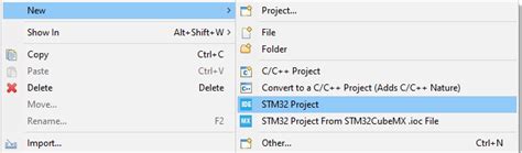 Střípky postřehy odkazy STM32 CubeIDE and CMSIS bare metal project