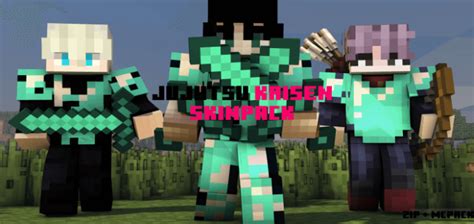 Jujutsu Kaisen Skinpack Mcdl Minecraft Addons