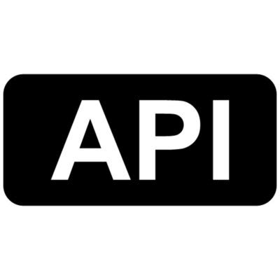 Api Vector Icon Symbol Logo Clipart Isolated Vector Illustration
