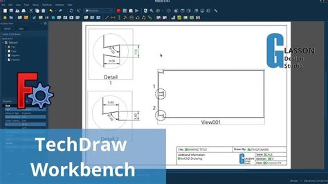 Freecad Techdraw Tutorial Techdraw Workbench Freecad 48 Off