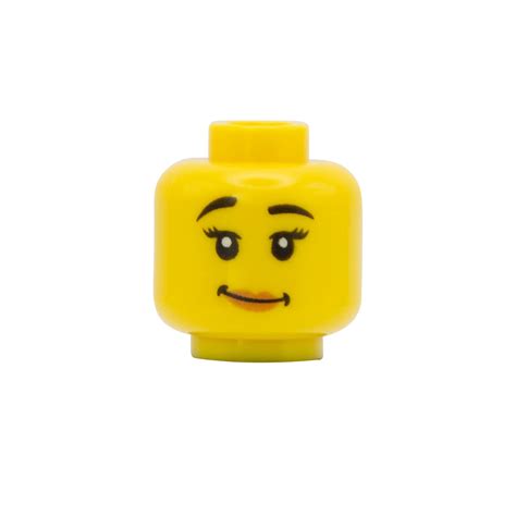 Whoops Sweating Slight Smile Custom Printed Minifigure Head