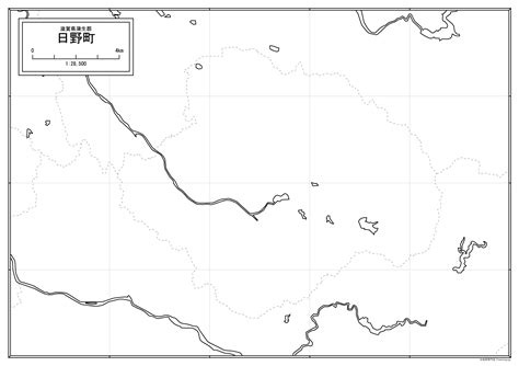 滋賀県日野町の白地図を無料ダウンロード 白地図専門店