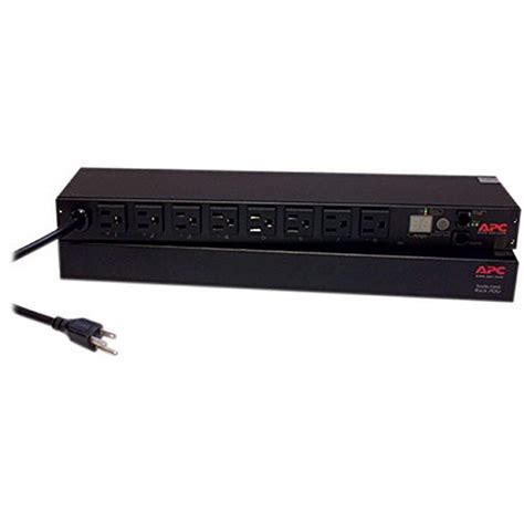 Amazon Com APC Rack Mount PDU Switched Rack V A Outlets U Horizontal Rackmount