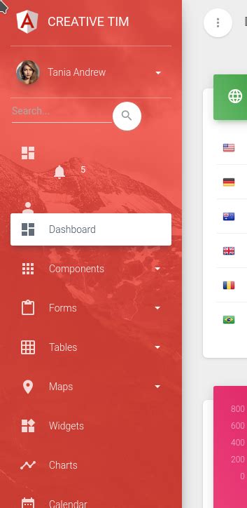 Sidebar Responsive Not Right Issue Creativetimofficial Ct Material Dashboard Pro