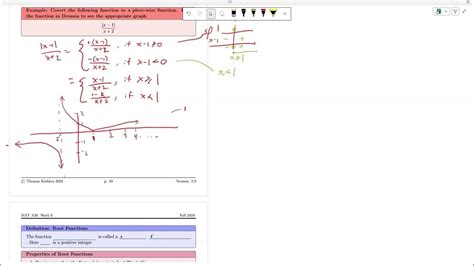 Functions Part 4 Piecewise Defined Functions And Function