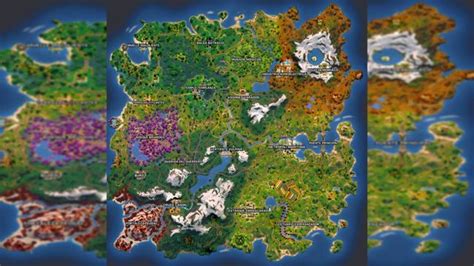 Fortnite El Nuevo Mapa Del Capítulo 6 Con Todas Las Ubicaciones
