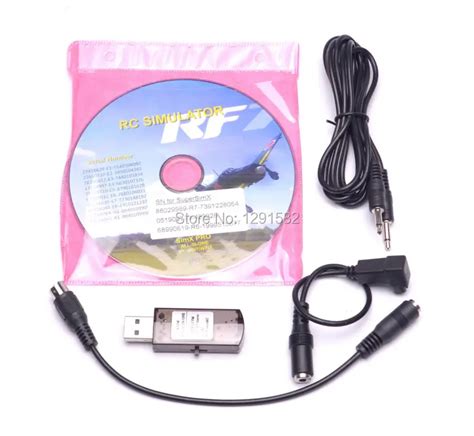 Newest 22 In 1 RC USB Flight Simulator Cable For Realflight G7 G6 G5 5