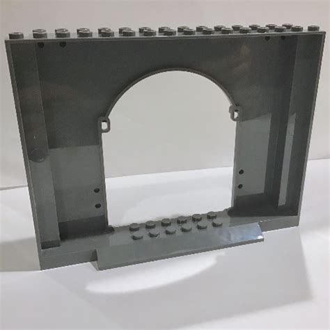 Lego Part 15626pr0006 Panel 4 X 16 X 10 With Vines Leaves Red Button