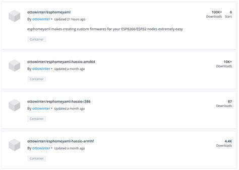 ESPHomelib Help Docker ESPHome Home Assistant Community