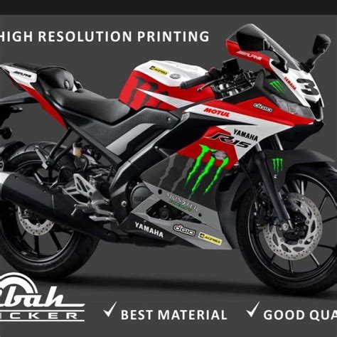 Promo Decal R15 V3 Decal Motor Decal Custom Sticker Motor