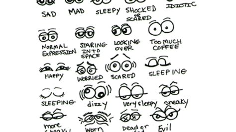 Cartoon Eye Expressions