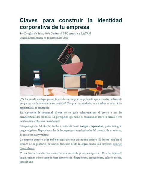 Claves Para Construir La Identidad Corporativa De Tu Empresa Pdf